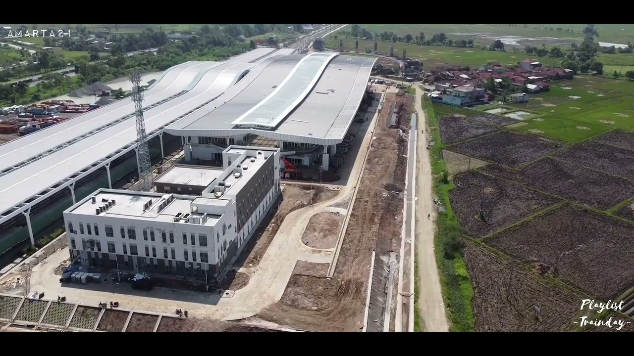 Tampilan Terkini Pembangunan Stasiun Kereta Cepat Tegal luar 2023 - YouTube