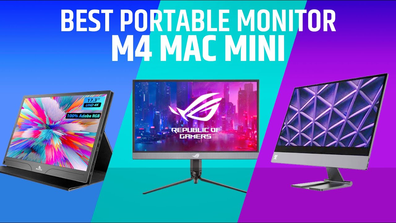 7 Best Portable Monitor for Mac Mini M4 In 2025! - YouTube