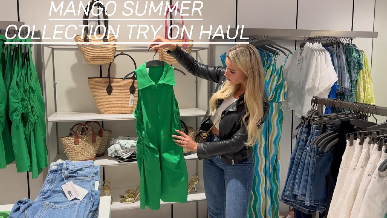 MANGO SUMMER COLLECTION TRY ON HAUL - YouTube