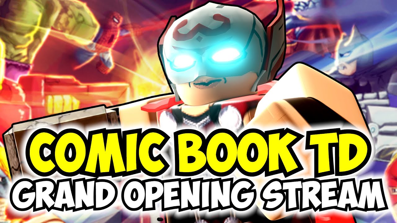 Comic Book Tower Defense - New Roblox Superhero TD Game! - YouTube