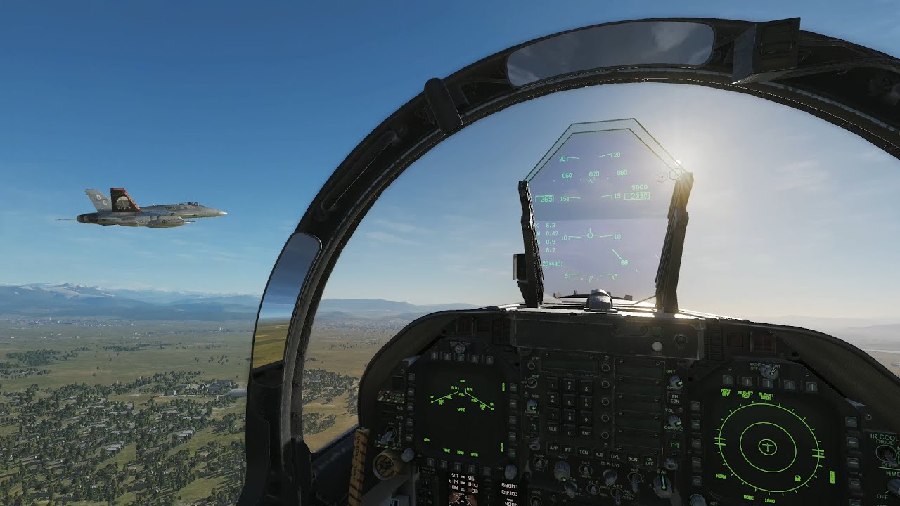 Formation Landing - 23rd Fighter Group - F/A-18C DCS - YouTube