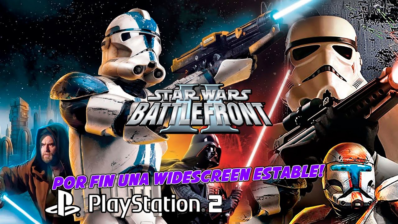 STAR WARS: Battlefront 2 (PS2 ver.USA Parche en WIDESCREEN "TUTORIAL" y ...