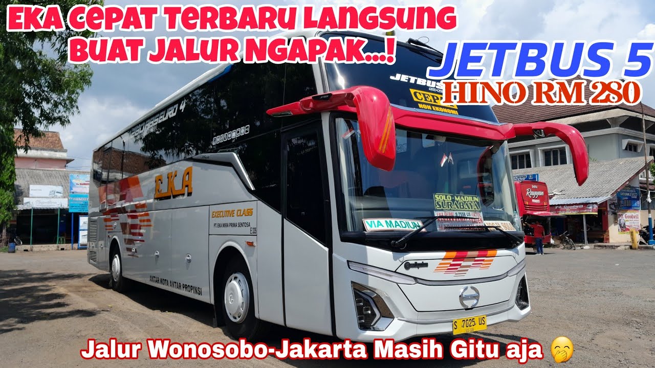 Perdana, Bus EKA CEPAT Jetbus 5 Langsung Buat Jalur Ngapak‼️ Bus ...