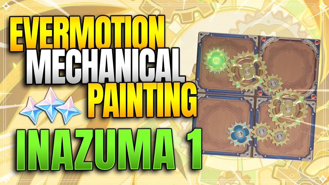Evermotion Mechanical Painting: Inazuma 1 | Invoker | Gears Event ...