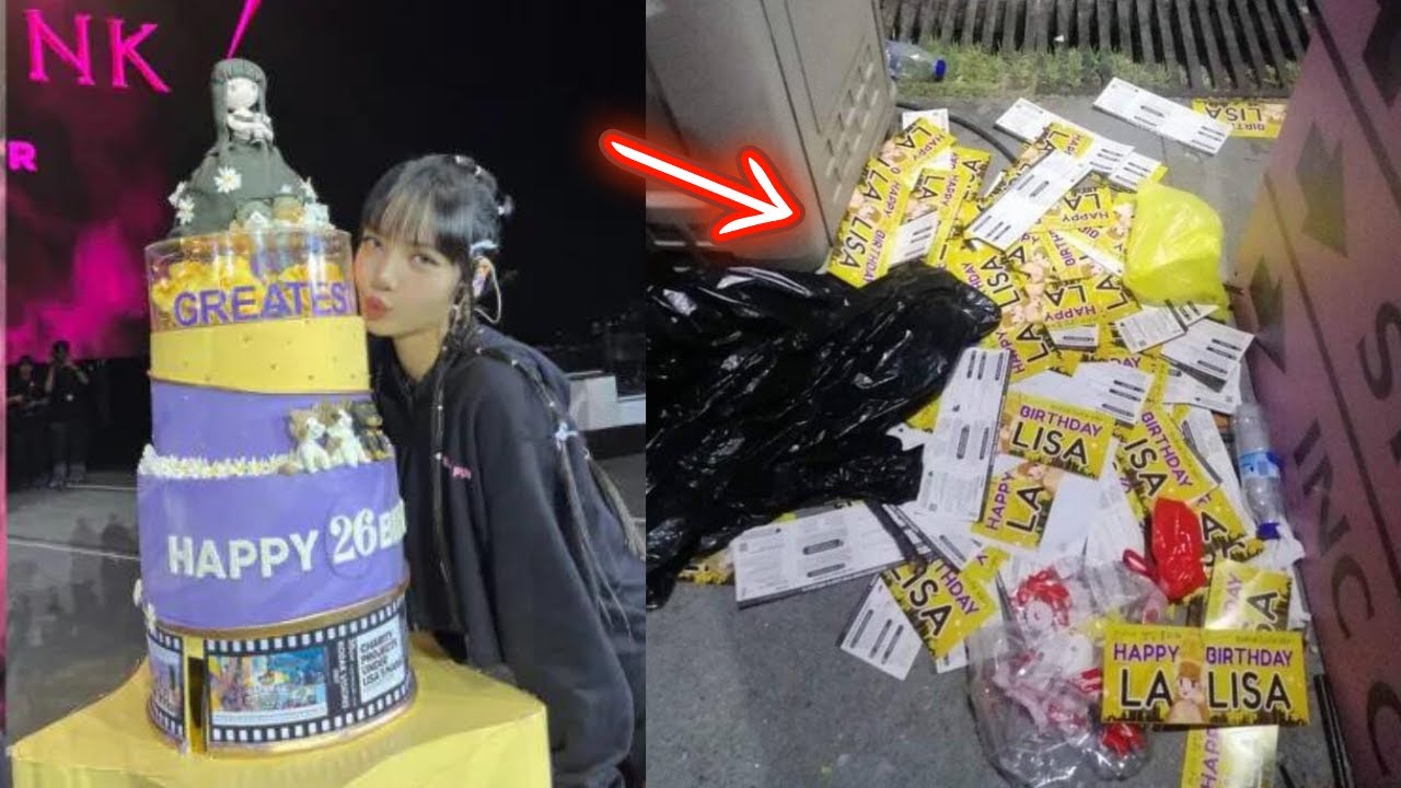 Banner CMSN của Lisa bị cấm không được mang vào concert, vứt la liệt ...