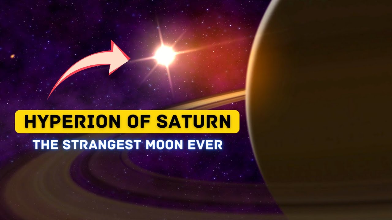 Strangest Moons! | The Highly Spongy & Electric Hyperion of Saturn ...