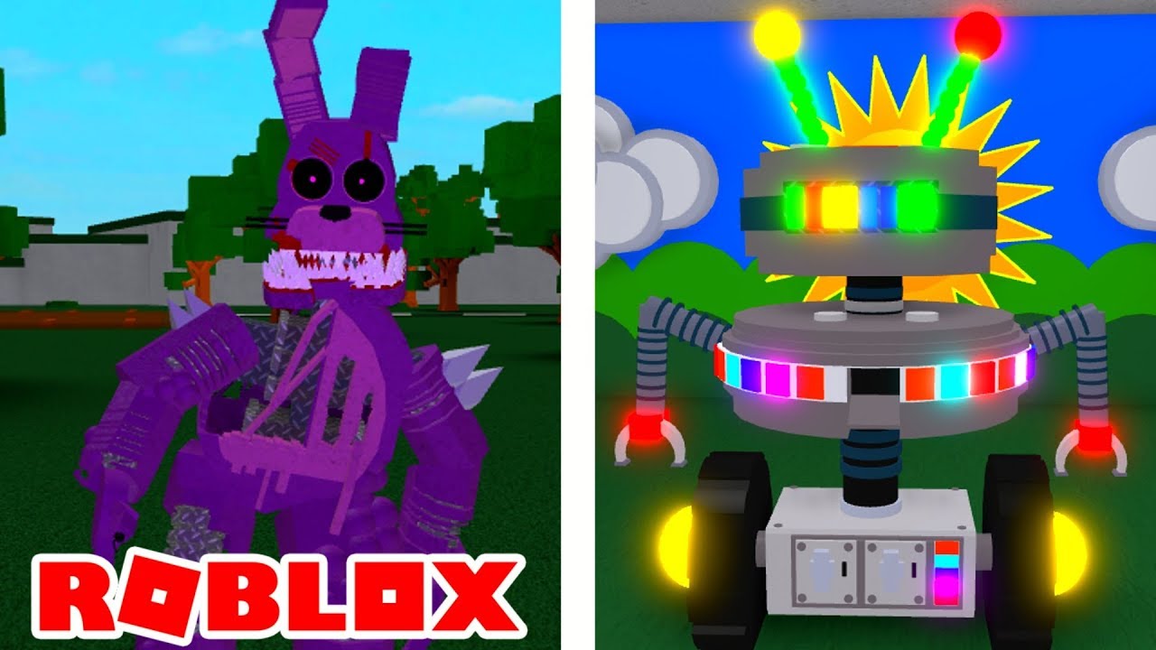 Becoming Twisted Bonnie and Candy Cadet in Roblox Five Nights At Freddy ...