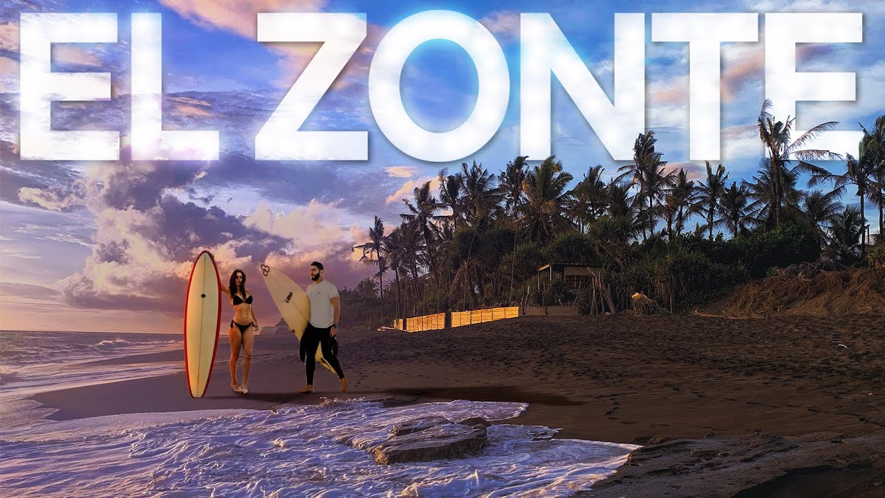 Playa El Zonte El Salvador 🏄‍♂️ surfing cuevas hoteles vida nocturna 💃 ...