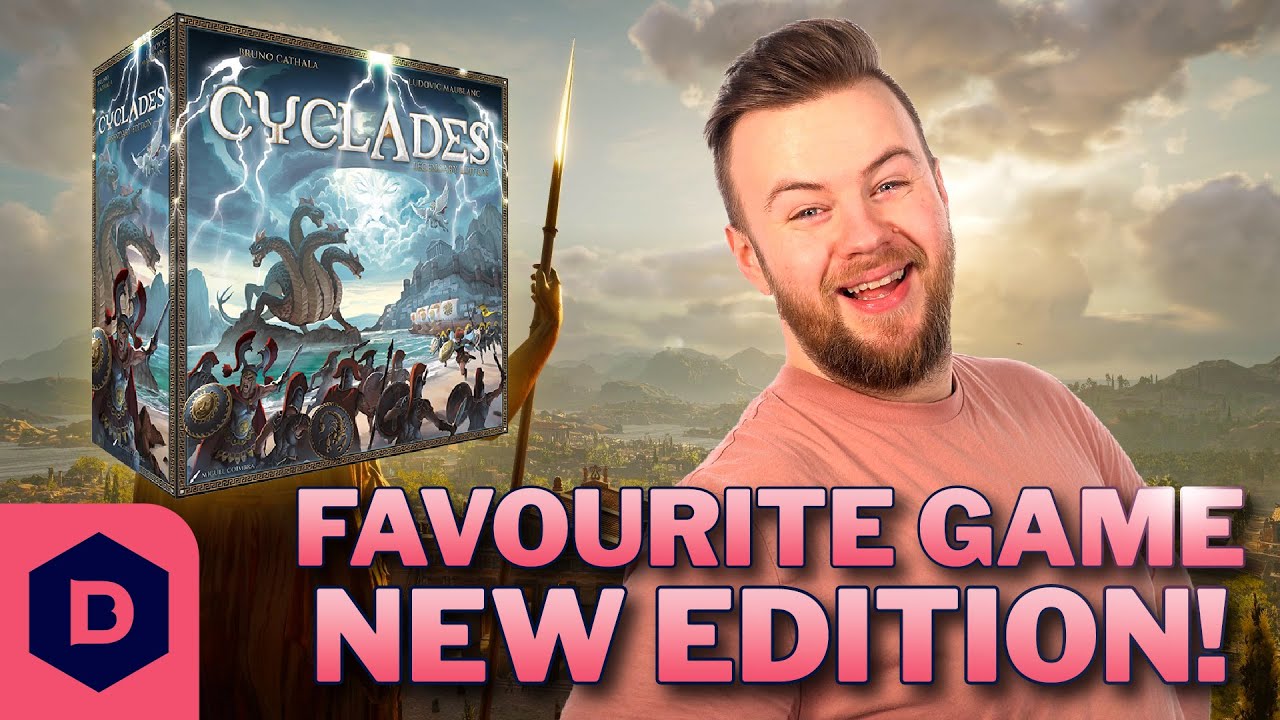 Brand new edition of Wheels' favourite ever board game! - Cyclades: Legendary Edition - YouTube