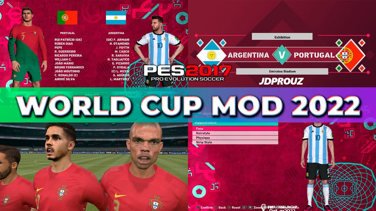 PES 2017 World Cup AIO 2022 Mod | For All Patch - YouTube