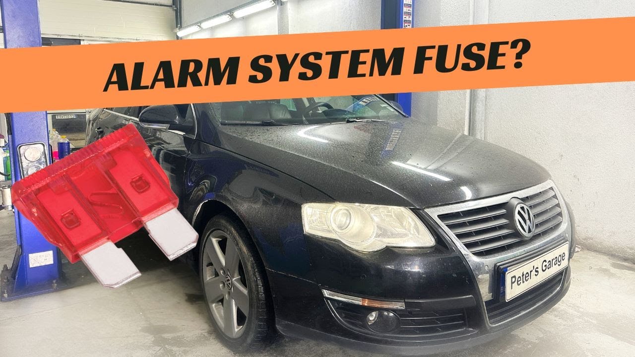 VW Passat B6 Alarm System fuse relay location replacement - YouTube