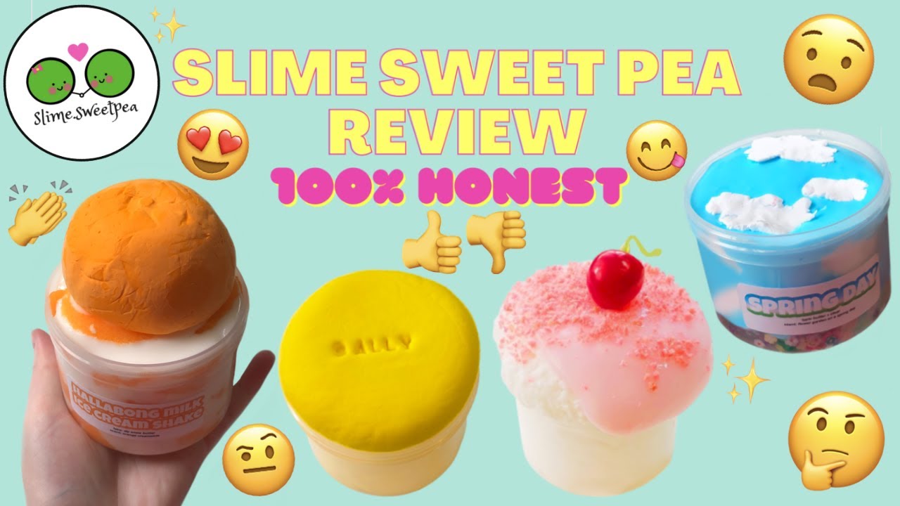 BRUTALLY HONEST SLIME REVIEW! - Slime Sweet Pea - YouTube