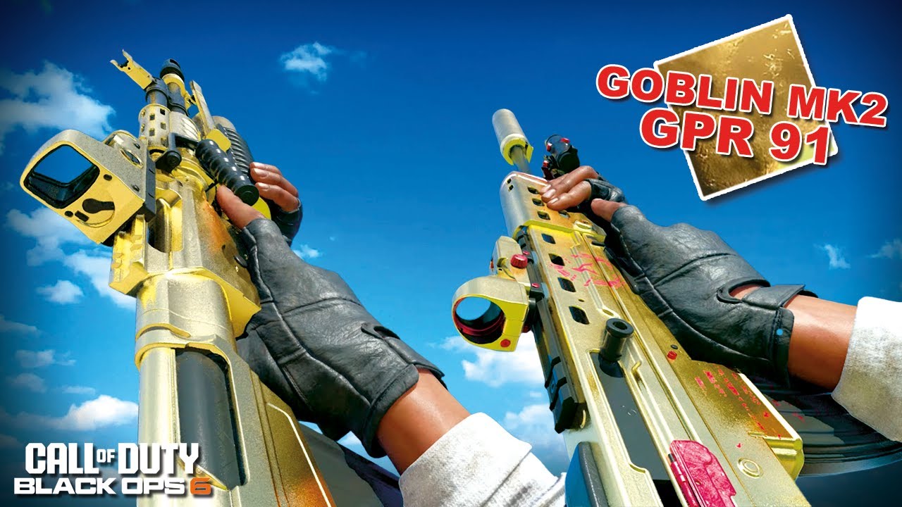 Gold Goblin MK2 and GPR 91 | Call of Duty Black Ops 6 - YouTube