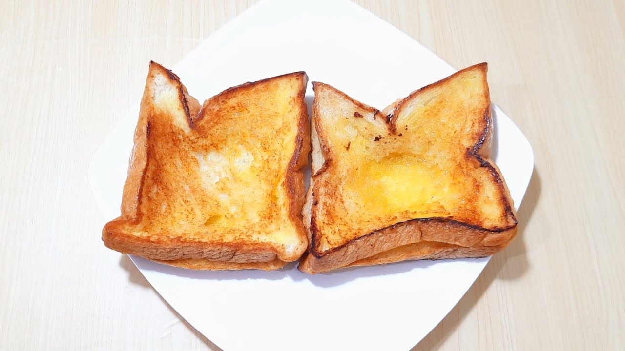 Cara mudah membuat Milk Toast | Roti Tawar panggang susu - YouTube