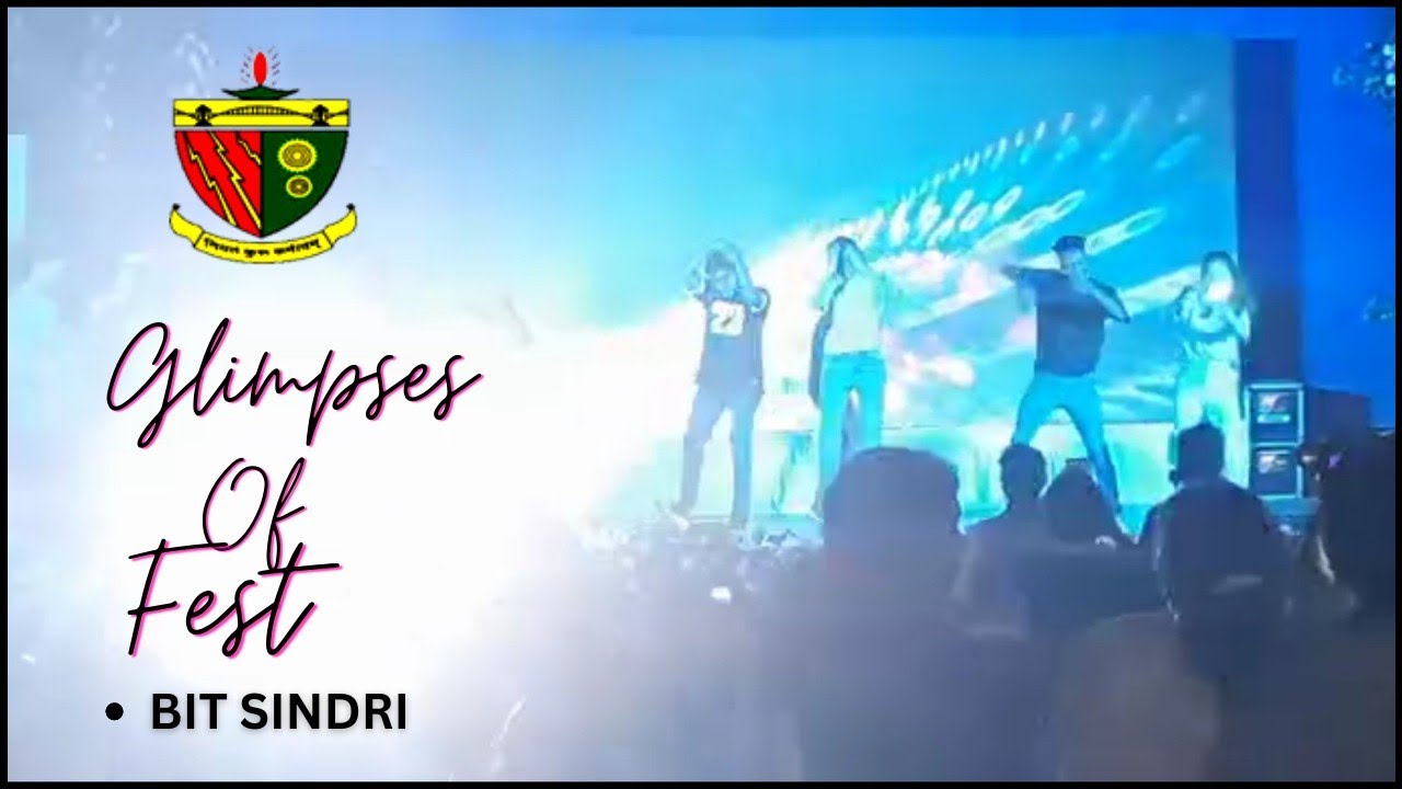 Fest in BIT SINDRI 😍|| Campus Tour || Cultural fest and dance ...
