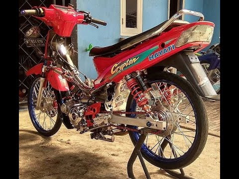 YAMAHA CRYPTON MODIFICATION RED - YouTube