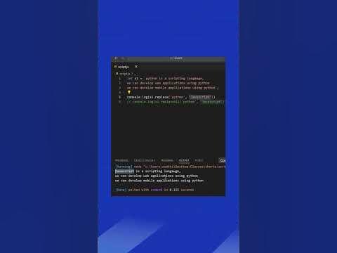 replace vs replaceall in javascript | string methods in javascript |javascript tutorials# ...