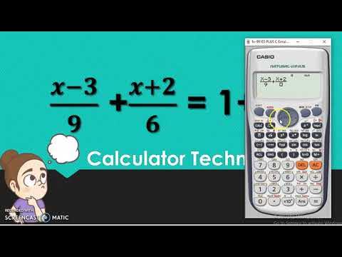 Solving Rational Equations | Calculator Technique - YouTube