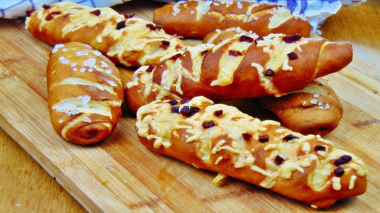 Rezept: Laugenstange selber machen / Laugengebäck ganz einfach - YouTube