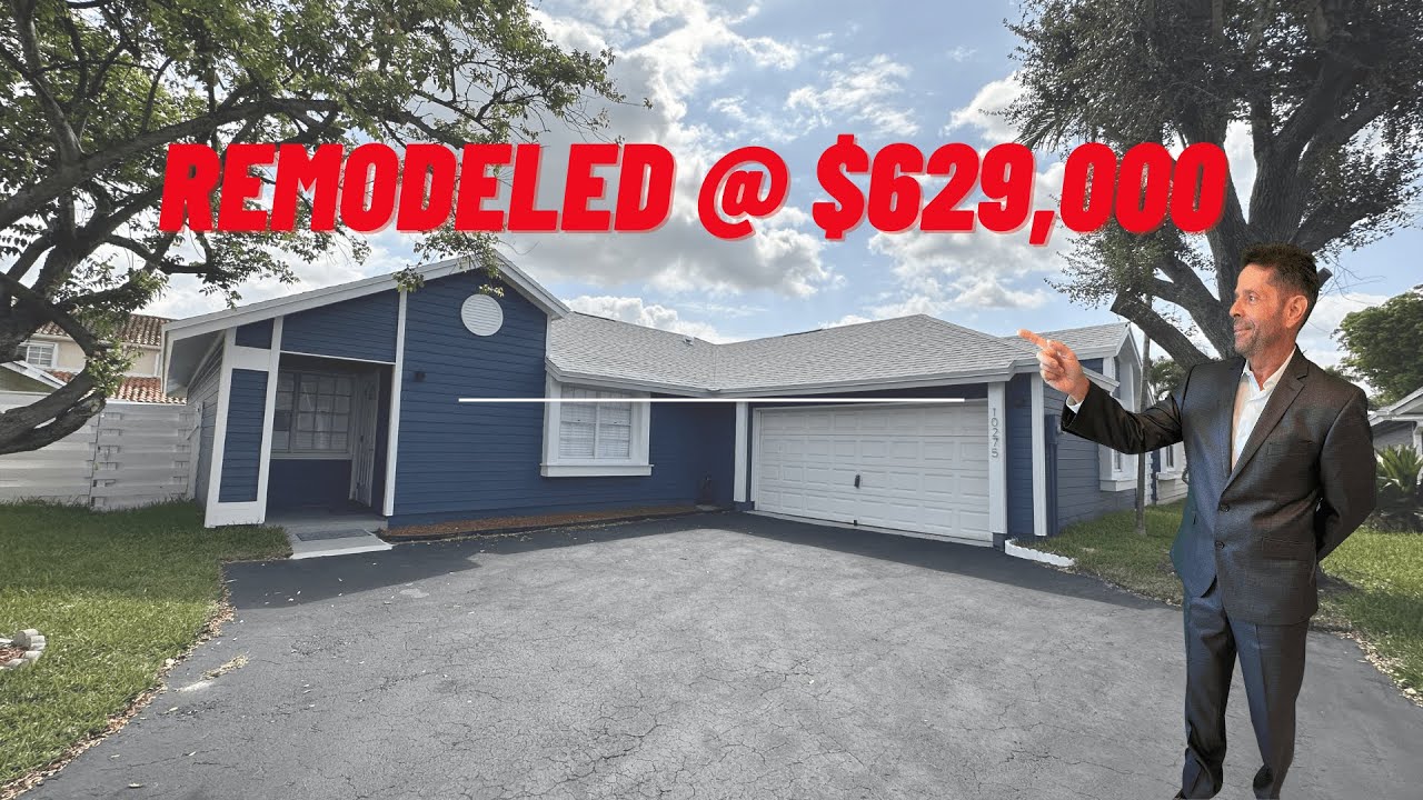 Miami Real Estate market update and remodeled home in Kendall - YouTube