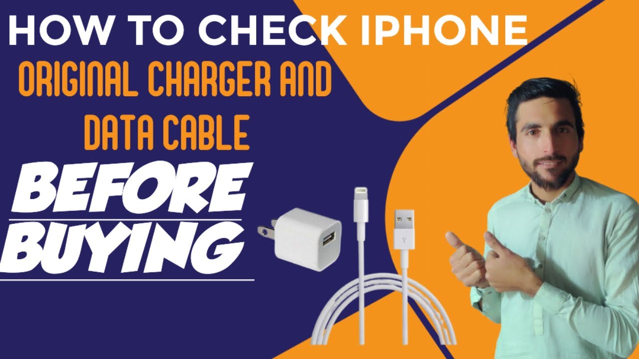 How To Check Iphone Original Charger and Data Cable Before Buying 🤔 # ...