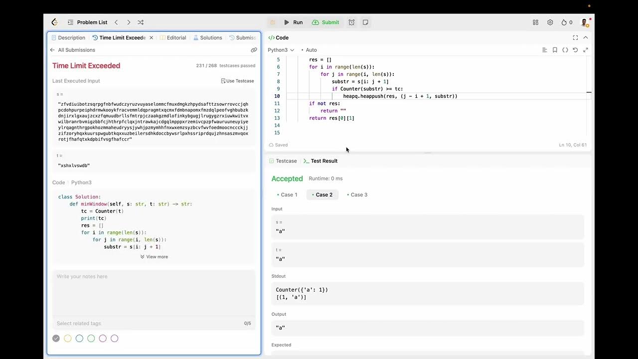Minimum Window Substring - YouTube