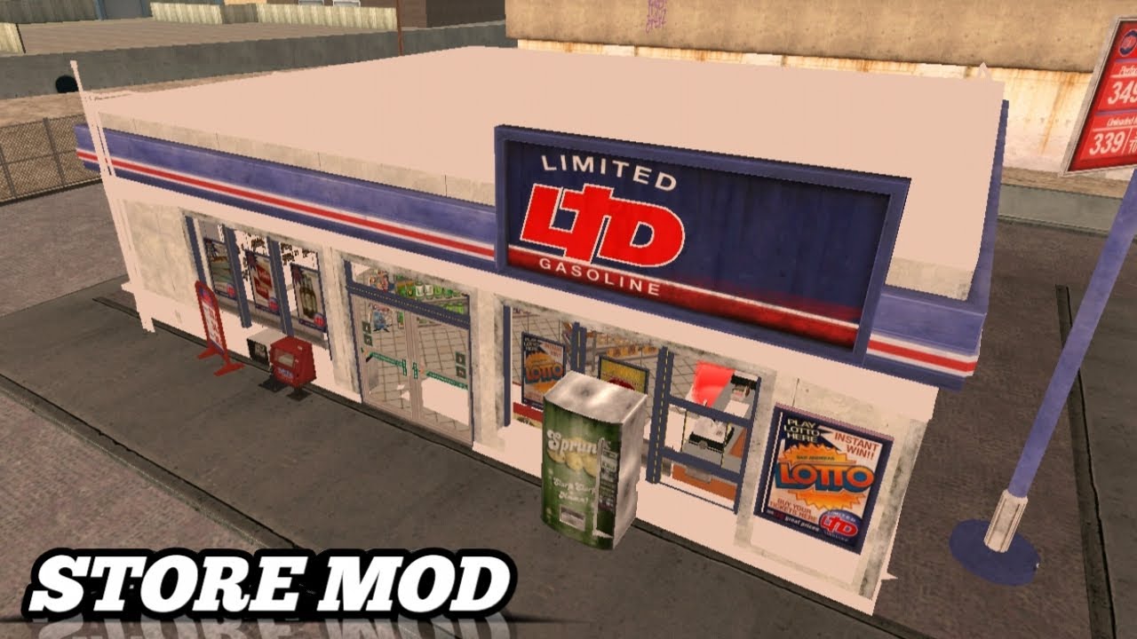 GTA SA 24/7 LTD STORE MOD FOR ANDROID AND PC - YouTube