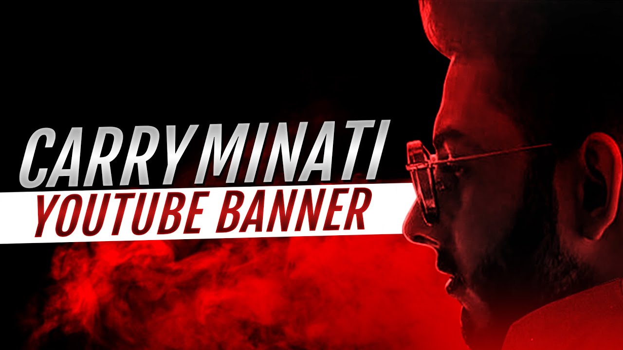 @CarryMinati Youtube Banner Competition Submission #1 | JoblessFreaks - YouTube