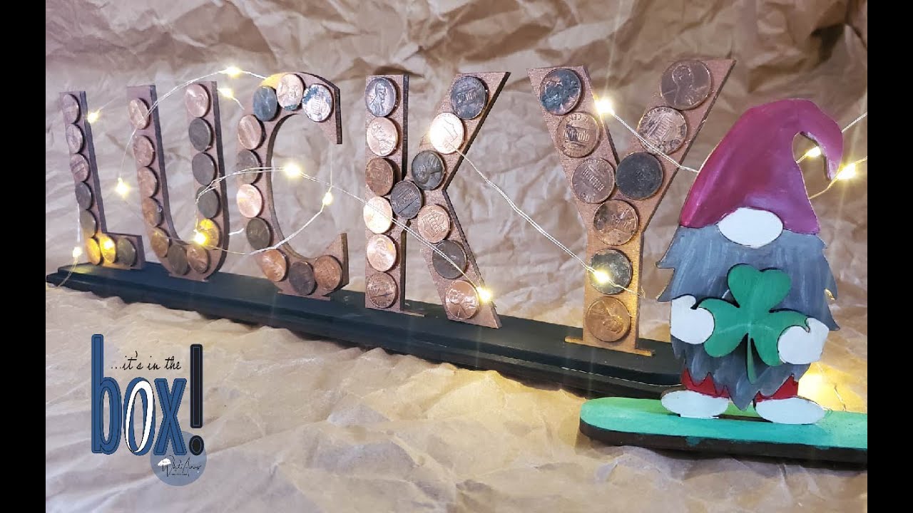 Feb 2021 its in the box! LUCKY PENNY SIGN how to video - YouTube