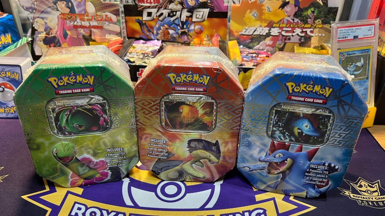WHAT'S IN THE TIN? VINTAGE POKEMON OPENING! - ONLINE POKEMON STORE ...