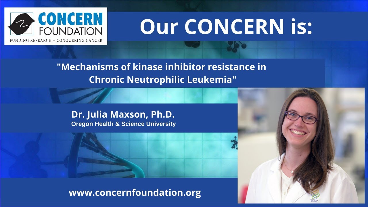 Dr. Julia Maxson PhD discusses her new project in Chronic Neutrophilic ...