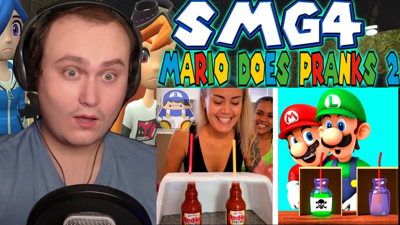 SMG4: Mario Does Pranks 2 | Reaction | SMG3 Paused - YouTube