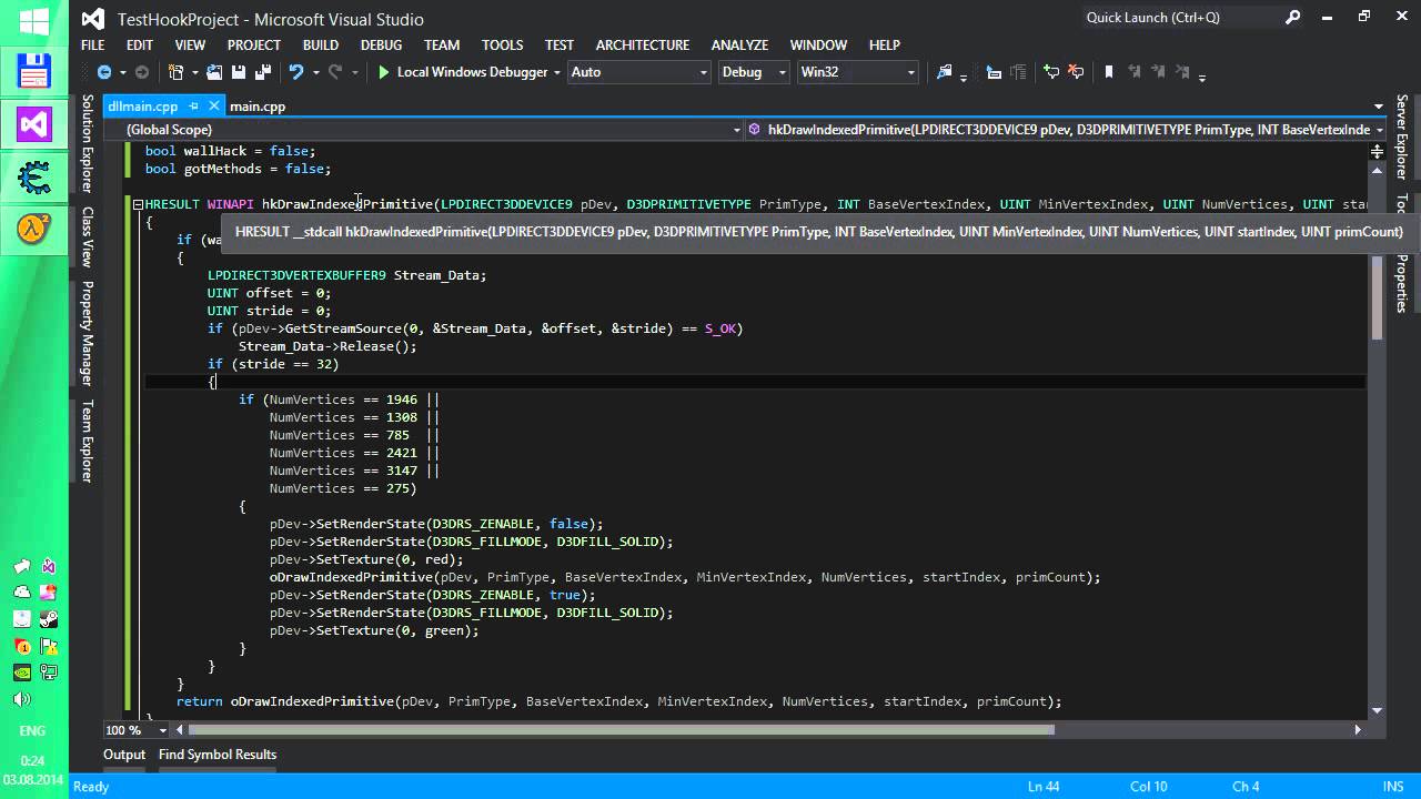 [gamehacking] D3D9 hook - Chameleon Wallhack - YouTube