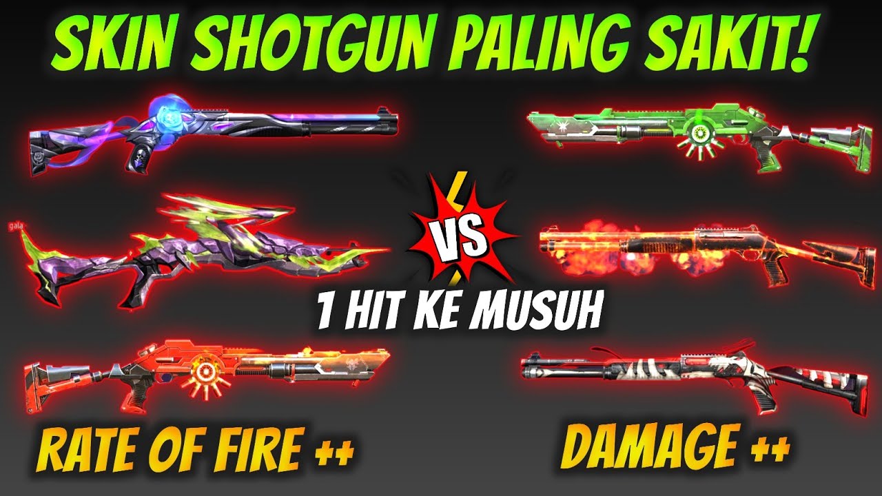 TEST KEMAMPUAN SKIN SHOTGUN M1014 MANA YANG TERBAIK - FREE FIRE ...
