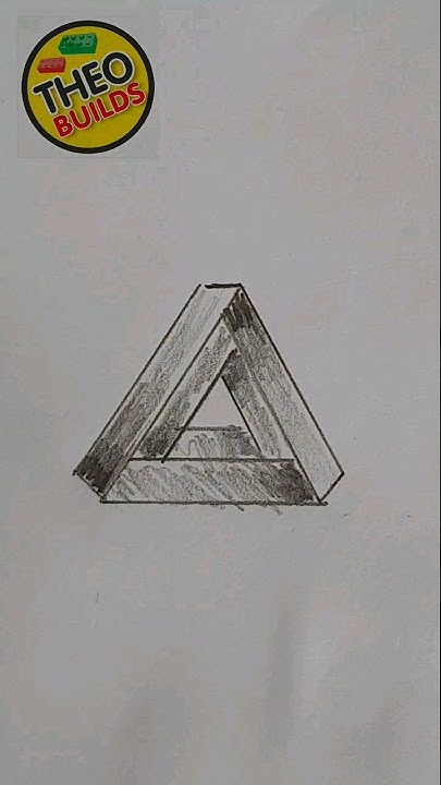 How To Draw The Impossible Triangle - YouTube