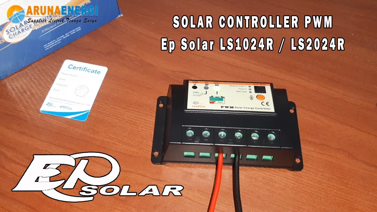 Solar Controller Epsolar LS1024R / LS2024R untuk PJU Solar Panel - YouTube