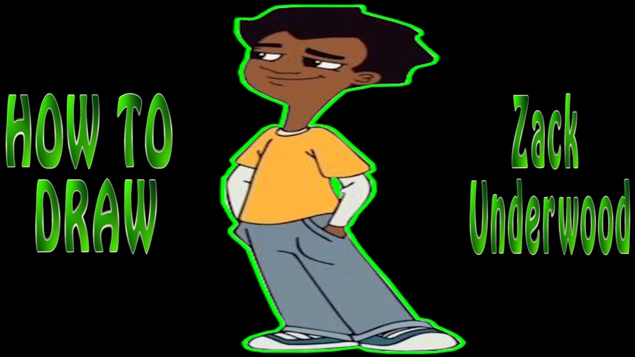 How to Draw Zack Underwood from Milo Murphy's Law - YouTube