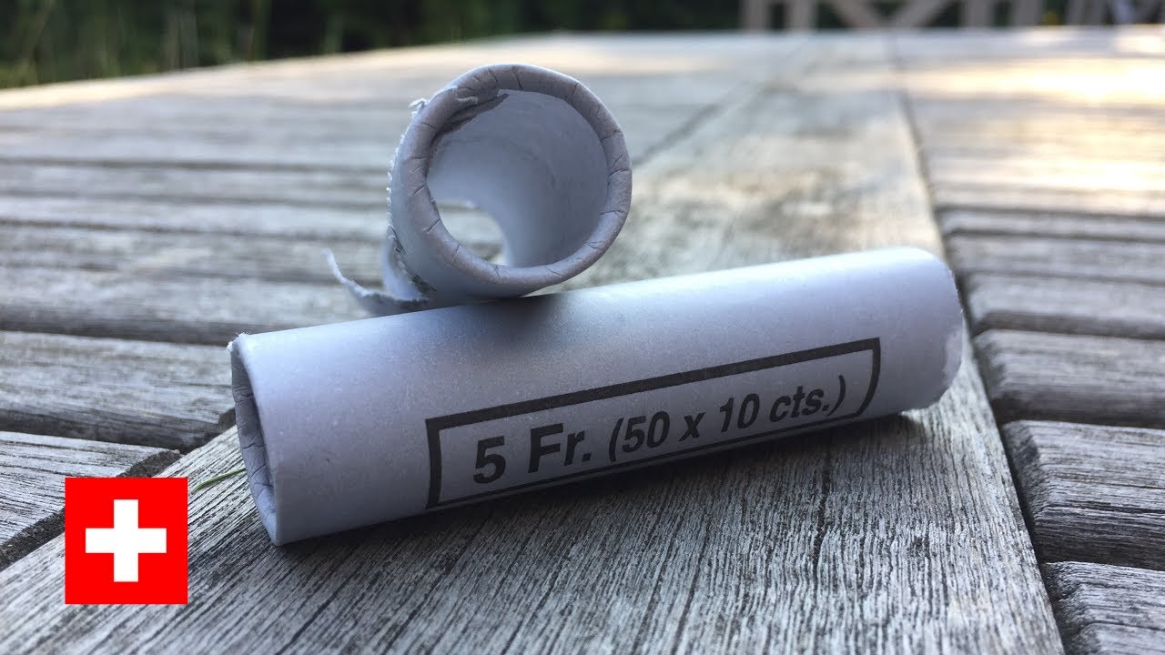 How to obtain reusable coin roll casings from machine rolled rolls ...