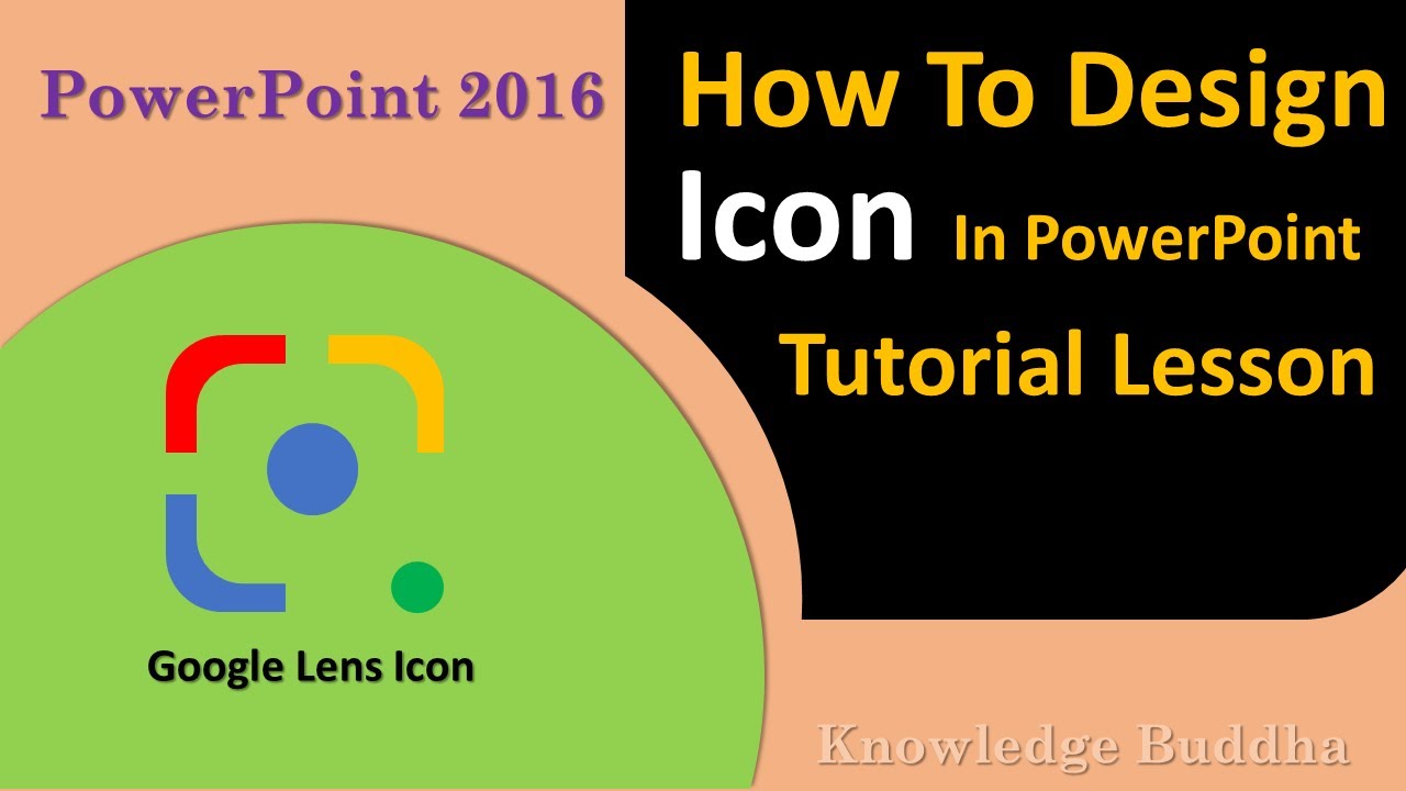 How To Design Icon In PowerPoint 2016 Create Google Lens Icon On how-to-design-icon-in-powerpoint-2016-create-google-lens-icon-on