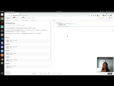 LeetCode 896 Monotonic Array - Python - YouTube
