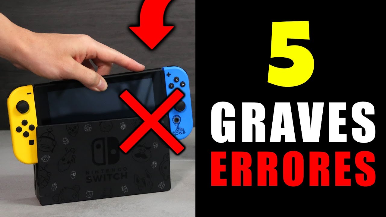 5 ERRORES que NO Debes Hacer al Comprar Una Nintendo SWITCH (yo lo hice ...