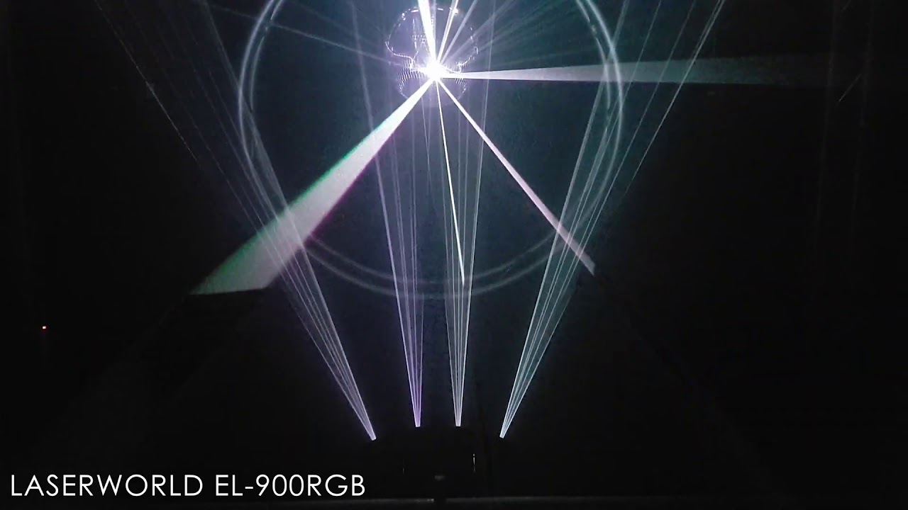 Laserworld EL 900RGB complete laser show system showcase Laserworld ...