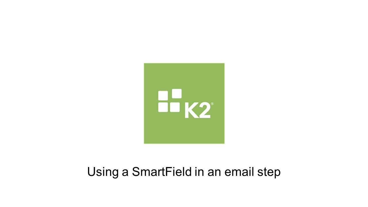 How-To: Using a SmartField in an email step - YouTube