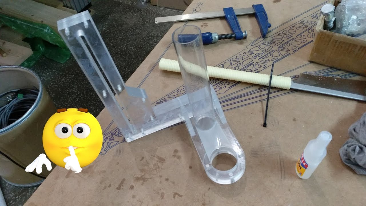 CNC router transparent Dust Collector Shoe - YouTube