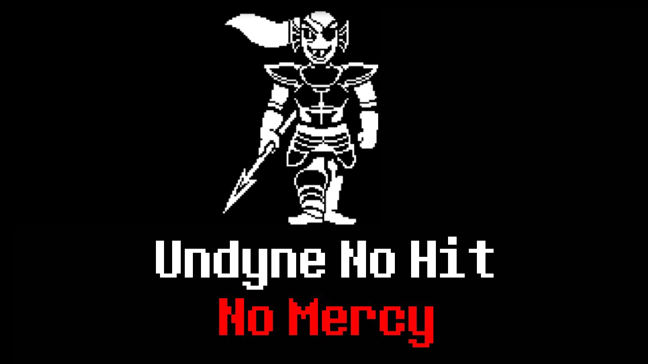 Undertale Undyne No Hit NO MERCY - YouTube