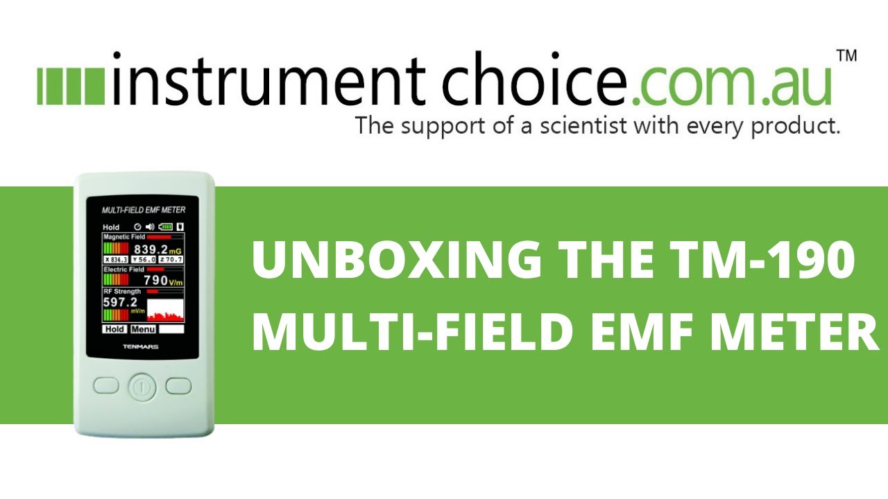 Unboxing the TM-190 Multi-Field EMF Meter - YouTube
