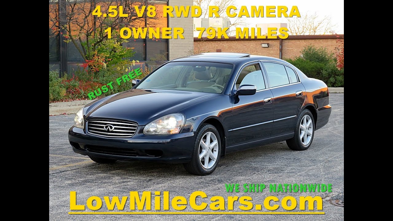 POV 4.5L V8 2004 Infiniti Q45 luxury sedan - YouTube