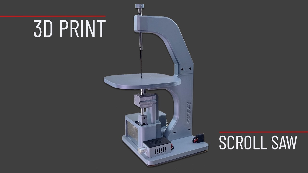Let's Make a Scroll Saw With a 3D Printer - YouTube