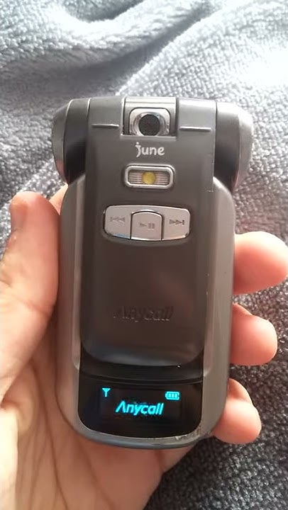 Samsung SCH-B250 Startup/Shutdown (External Display) - YouTube