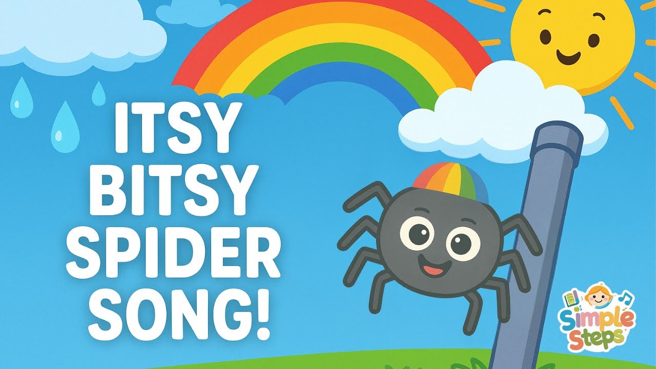 Itsy Bitsy Spider 2D Cartoon: Fun Nursery Rhyme Animation! - YouTube